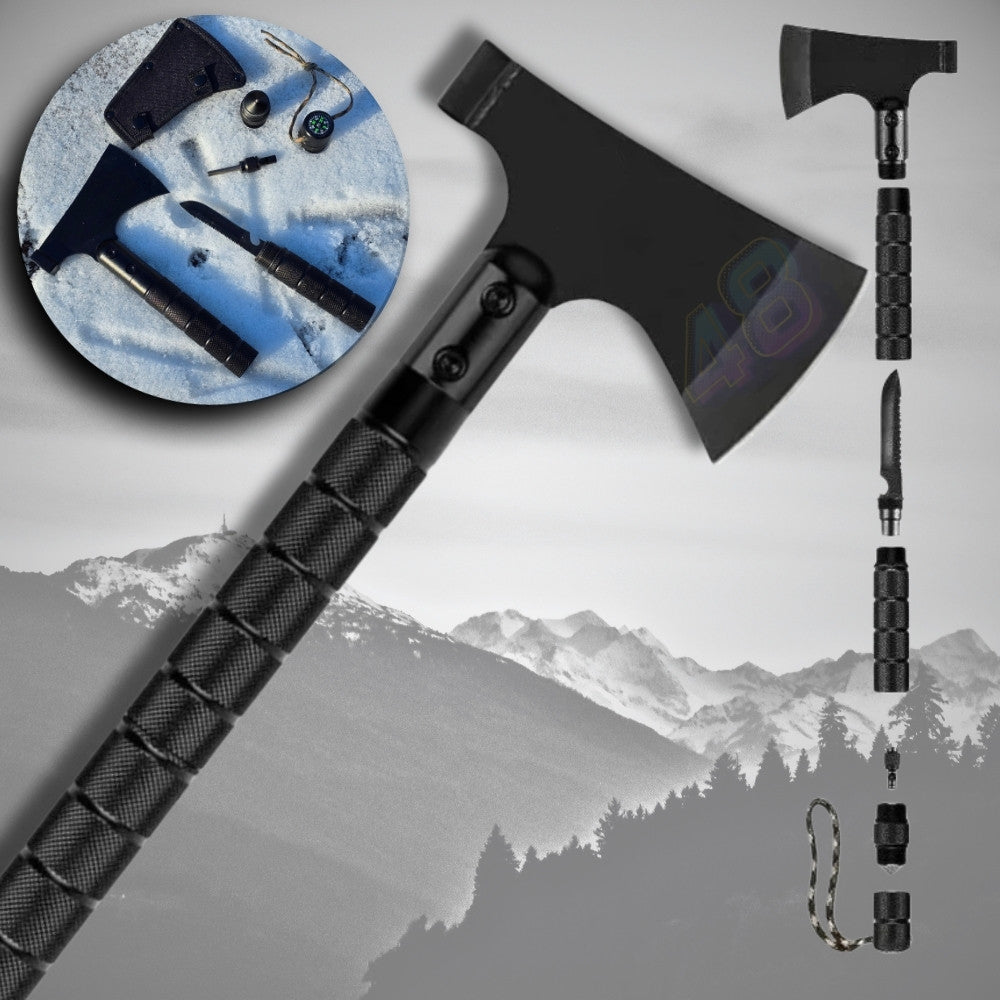 Topor Supravietuire Tomahawk 6 in 1 Outdoor – 48ore.ro
